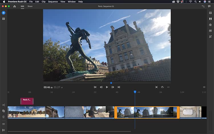 Adobe Premiere Rush