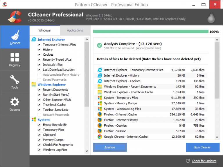 CCleaner Professional 6.14.10584 / Professional Plus 6.14 / 1.18.30 macOS Free Download